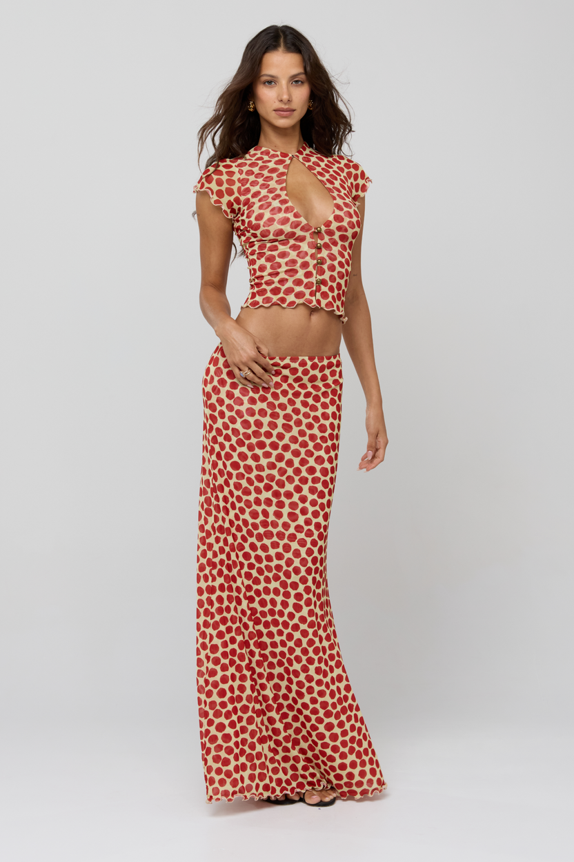 Sarah Skirt in Campari – RESA