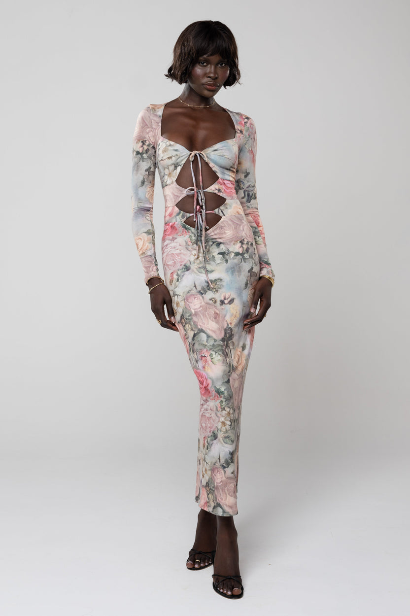 Simone Dress in Damsel – RESA